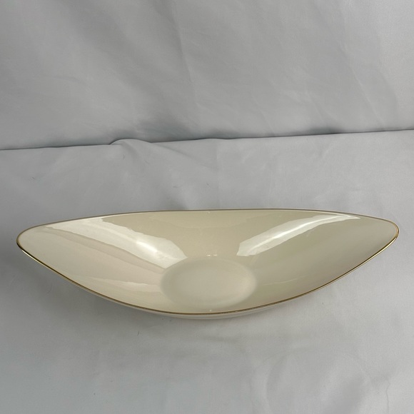 Lenox | Dining | Vintage Lenox Gold Rim Console Bowl Bread Dish | Poshmark